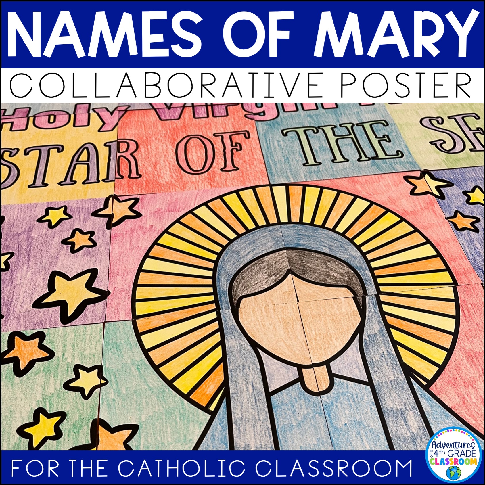 Names of Mary Collaborative Poster - Adventures of a 4th Grade Classroom
