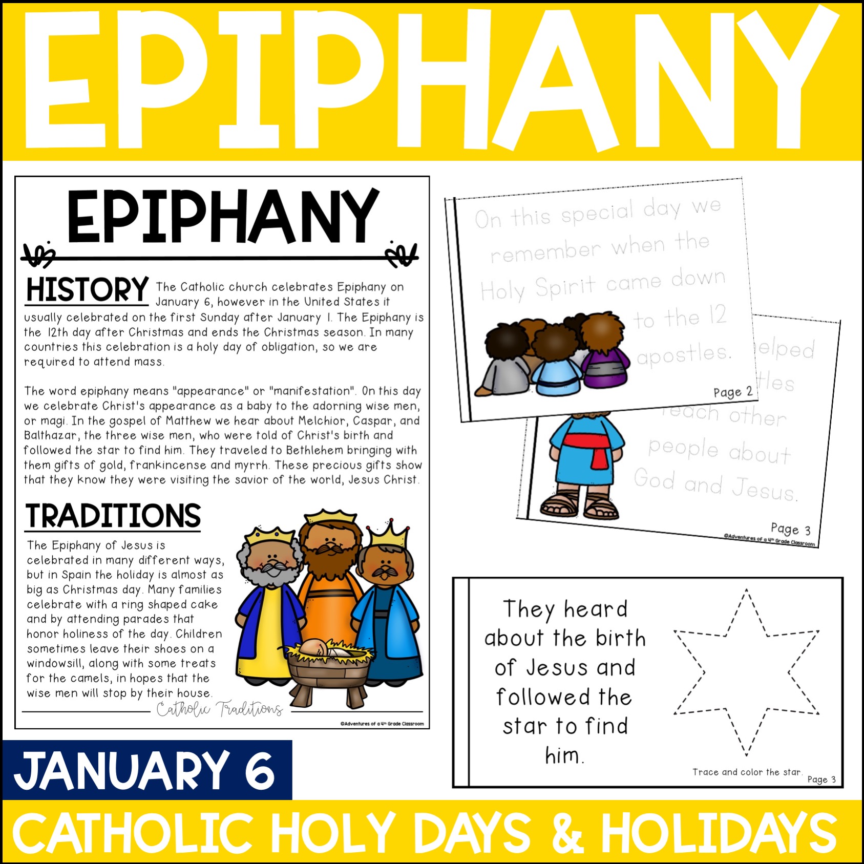 Epiphany | Catholic - Adventures of a 4th Grade Classroom