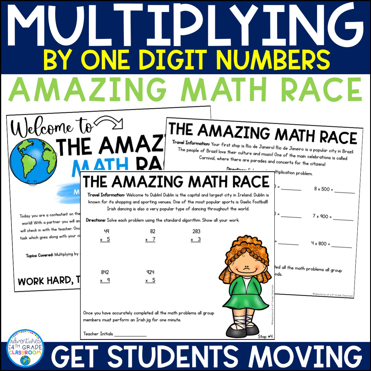 Multiplying by 1-Digit Numbers Review - Adventures of a 4th Grade Classroom