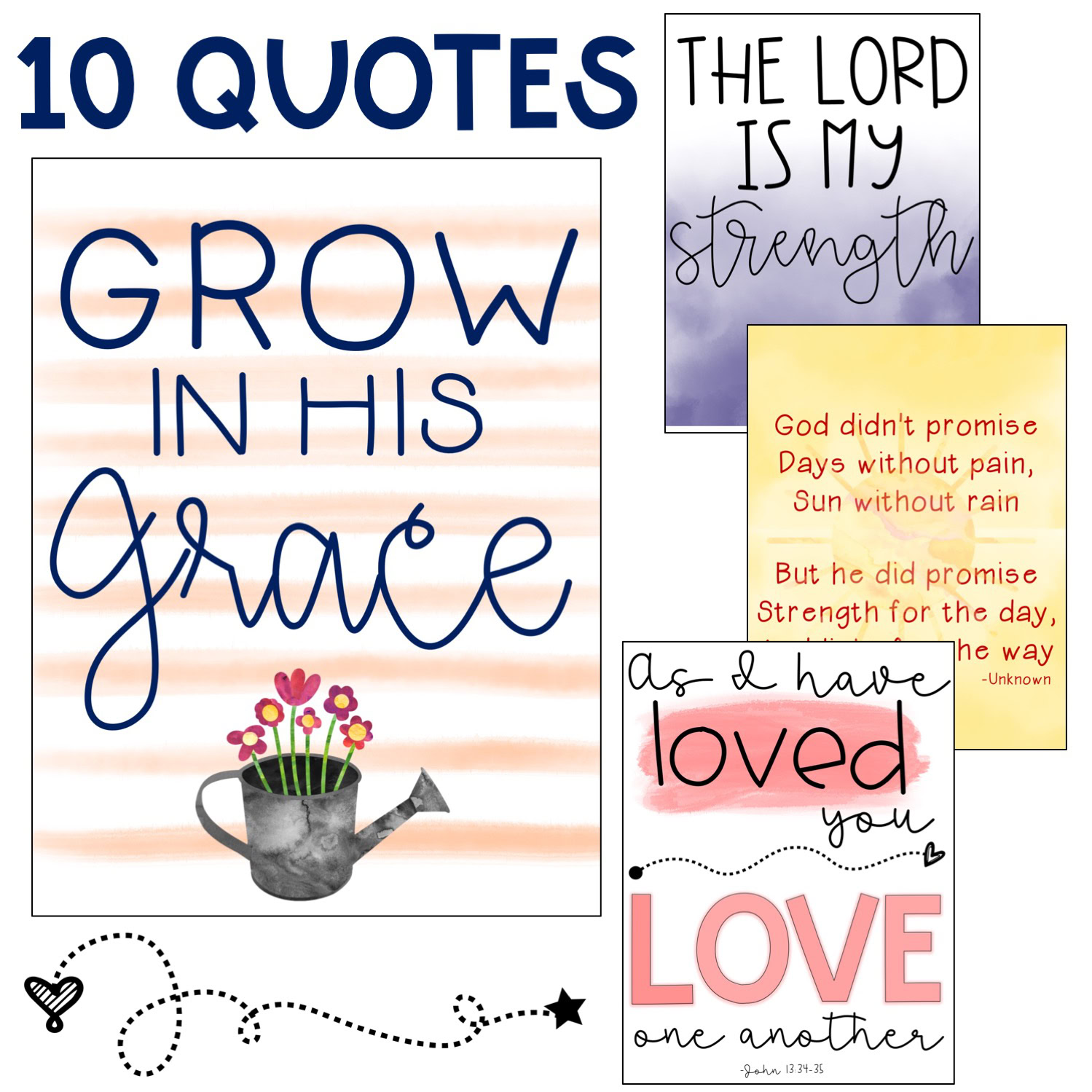 Classroom Decor: 10 Religious Posters | Catholic - Adventures of a 4th ...