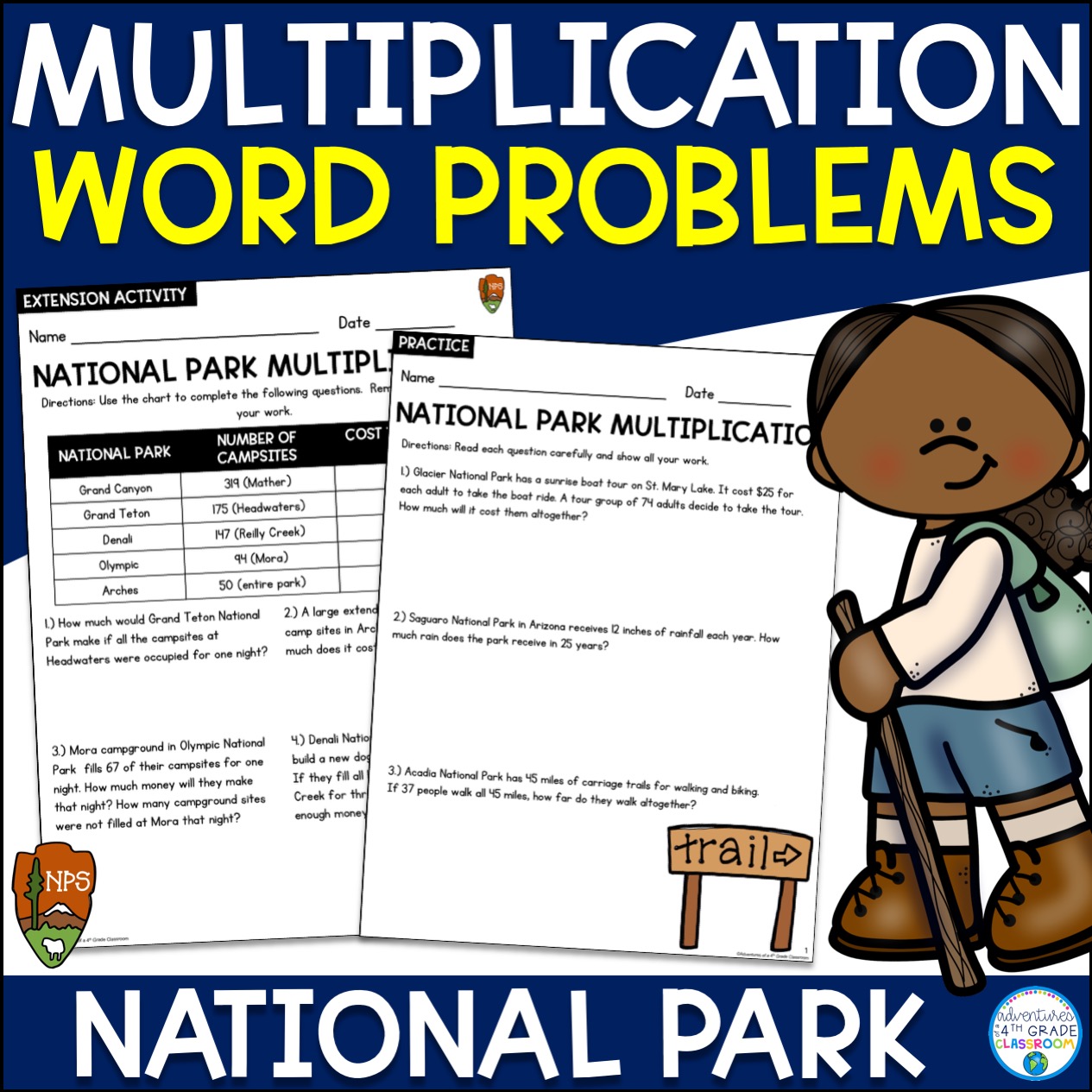 2 Digit by 2 Digit Multiplication Word Problems - Adventures of a 4th ...