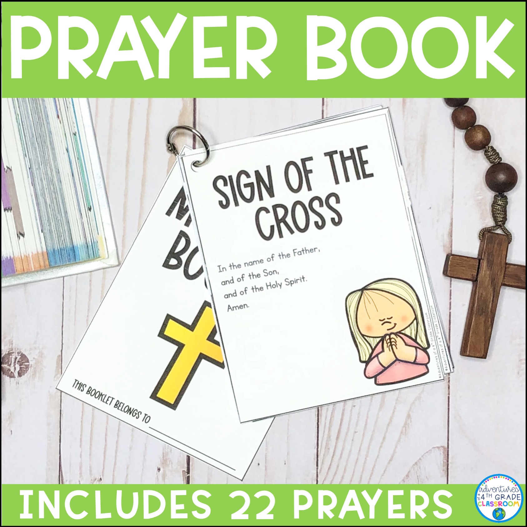Catholic Prayer Booklet & Posters - Adventures of a 4th Grade Classroom