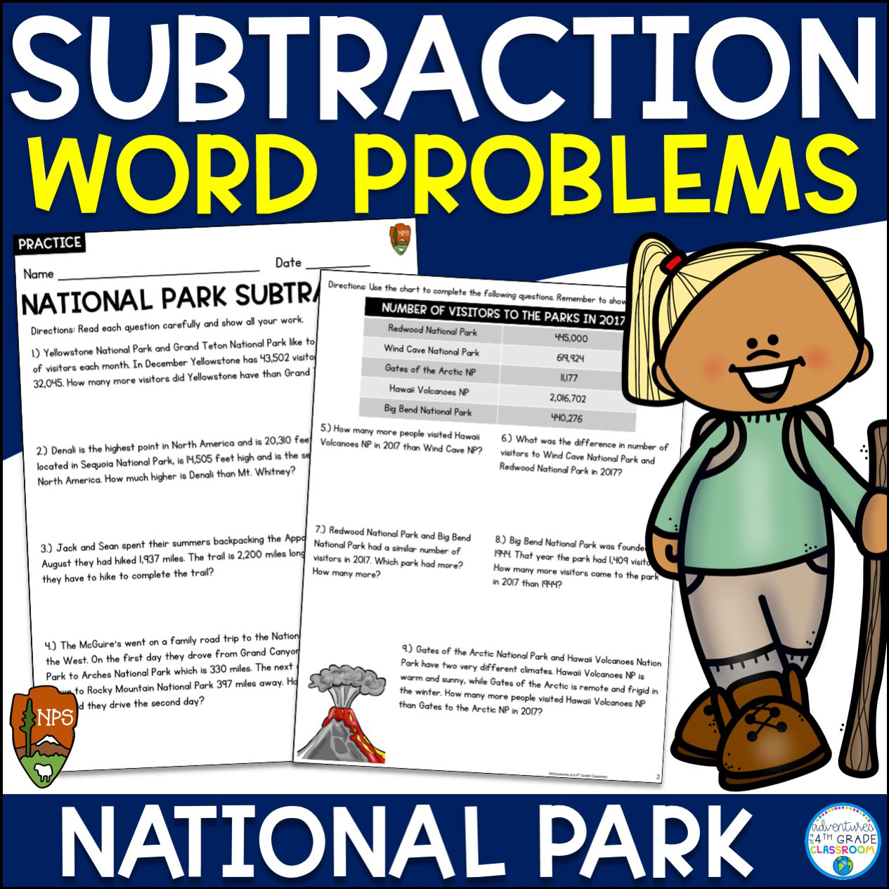 Subtraction Word Problems - Adventures of a 4th Grade Classroom