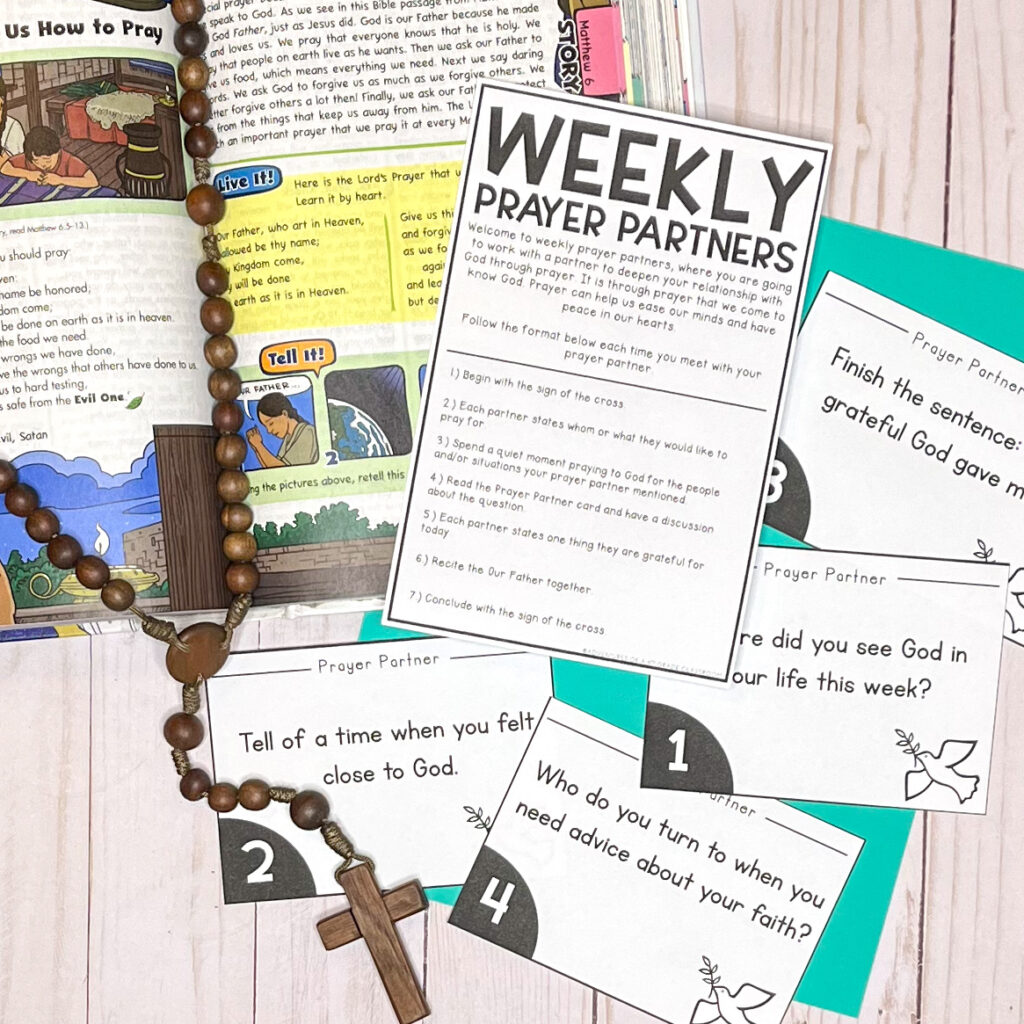 Prayer Partners Guide & Prompts – Adventures of a 4th Grade Classroom