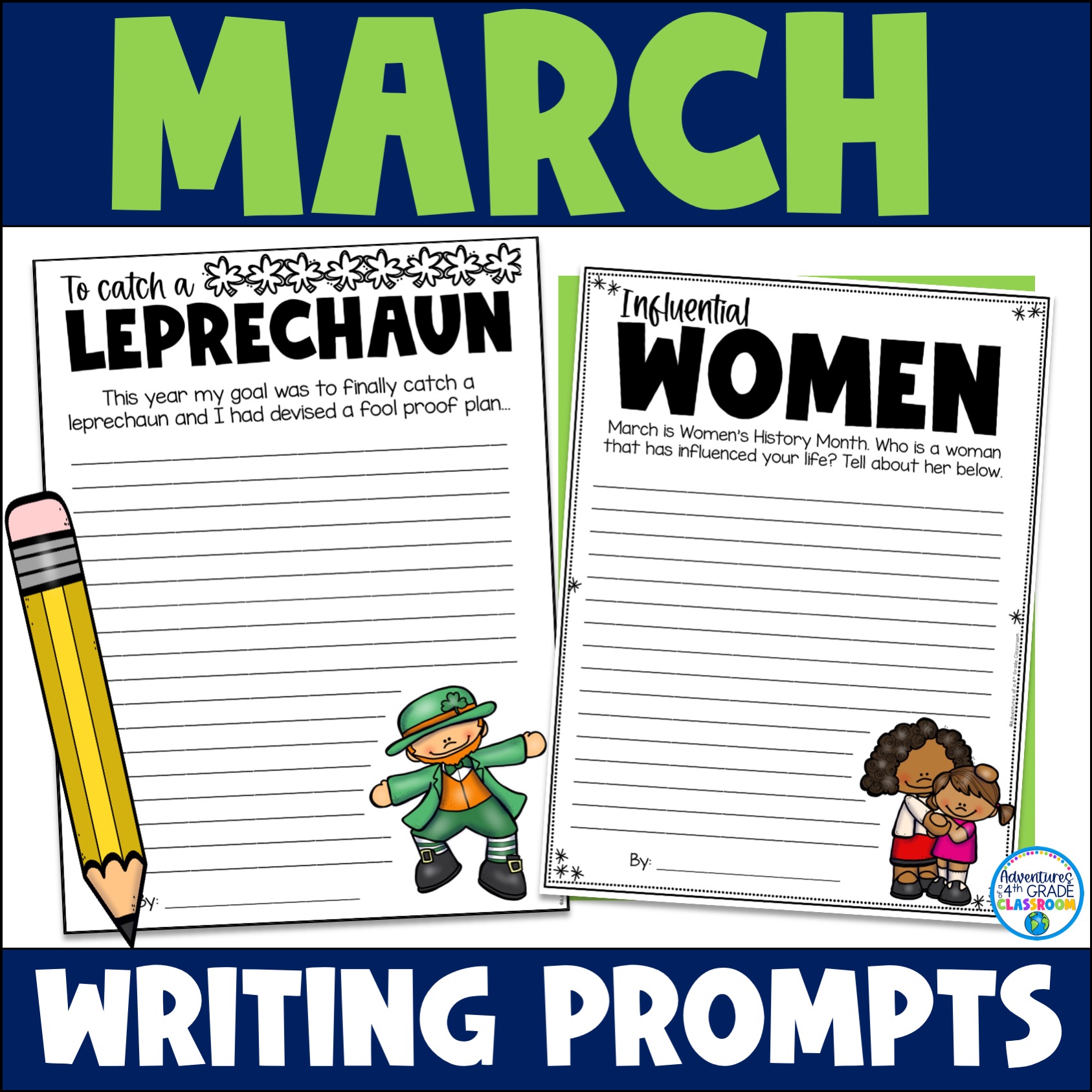 March Writing Prompts - Adventures of a 4th Grade Classroom