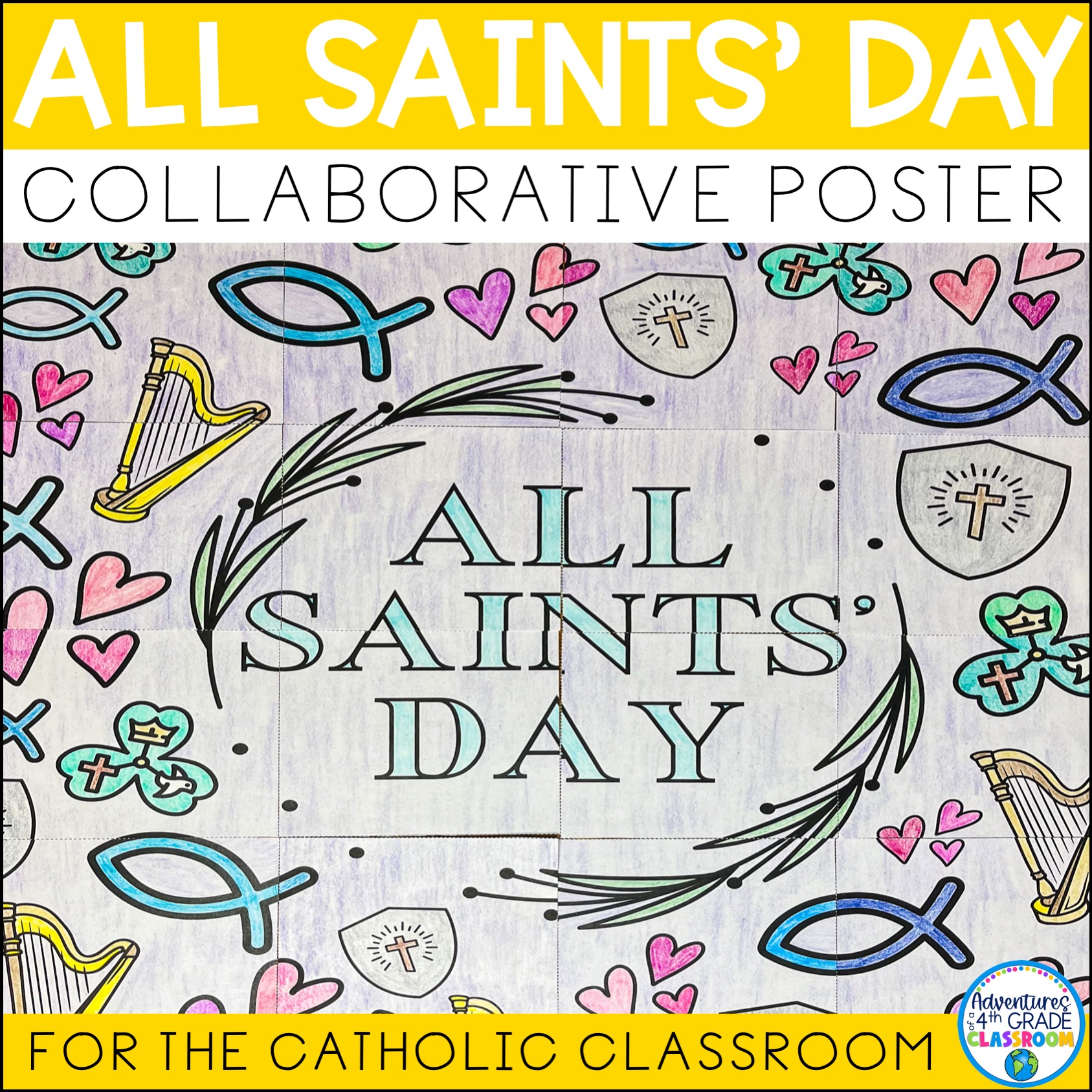 All Saints' Day Collaborative Poster | Catholic - Adventures of a 4th ...