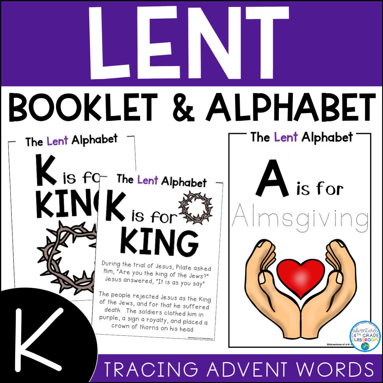 Lent | Booklet & Alphabet | Early Childhood - Adventures of a 4th Grade ...