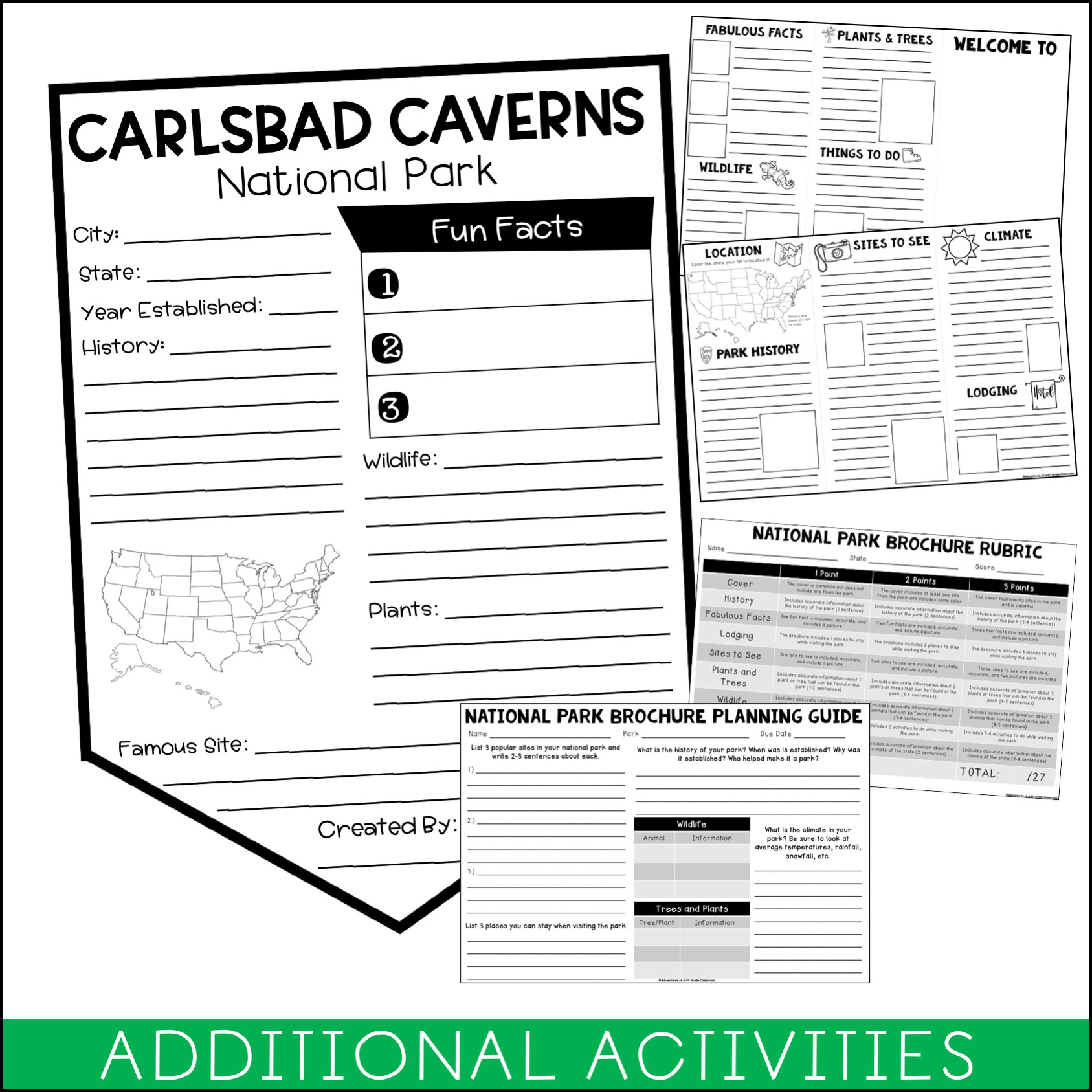 Carlsbad Caverns National Park | Reading Comprehension - Adventures of ...