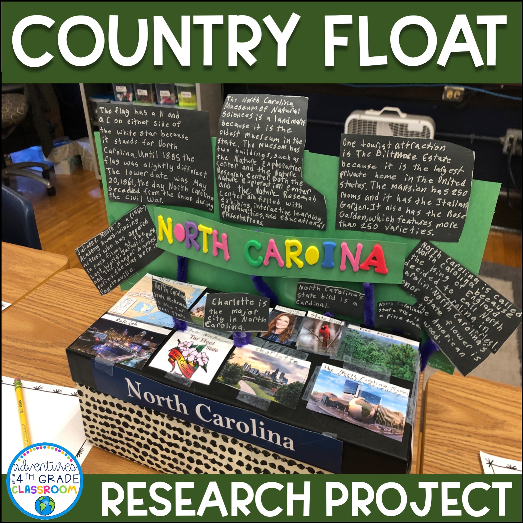 Country Float - Adventures of a 4th Grade Classroom
