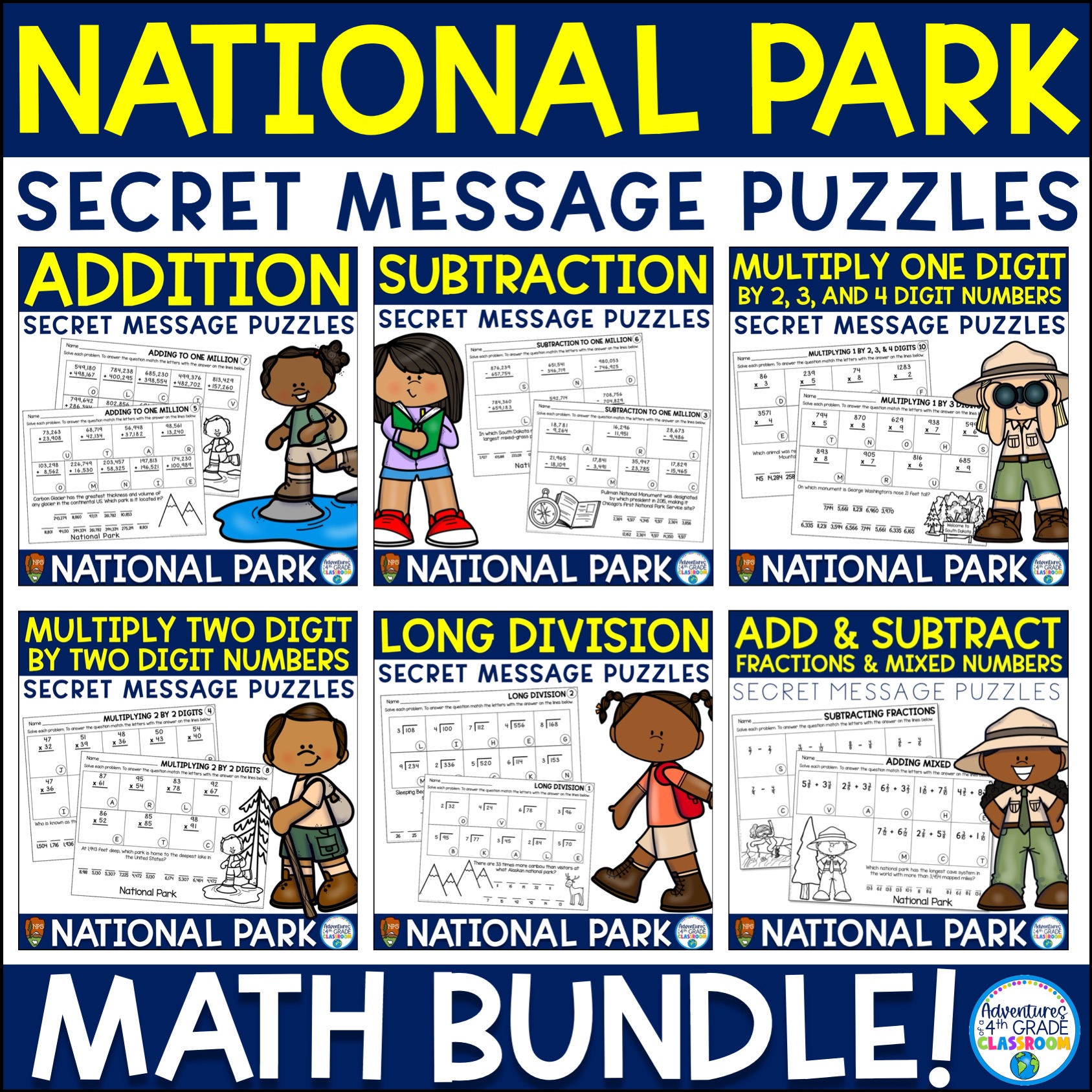 Math Review Puzzles - Adventures of a 4th Grade Classroom