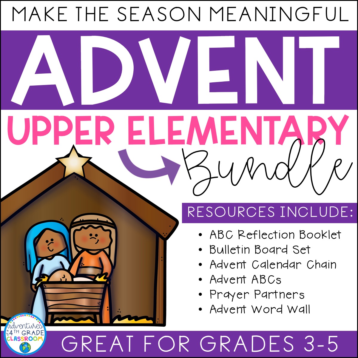 Advent Bundle | Upper Elementary - Adventures of a 4th Grade Classroom