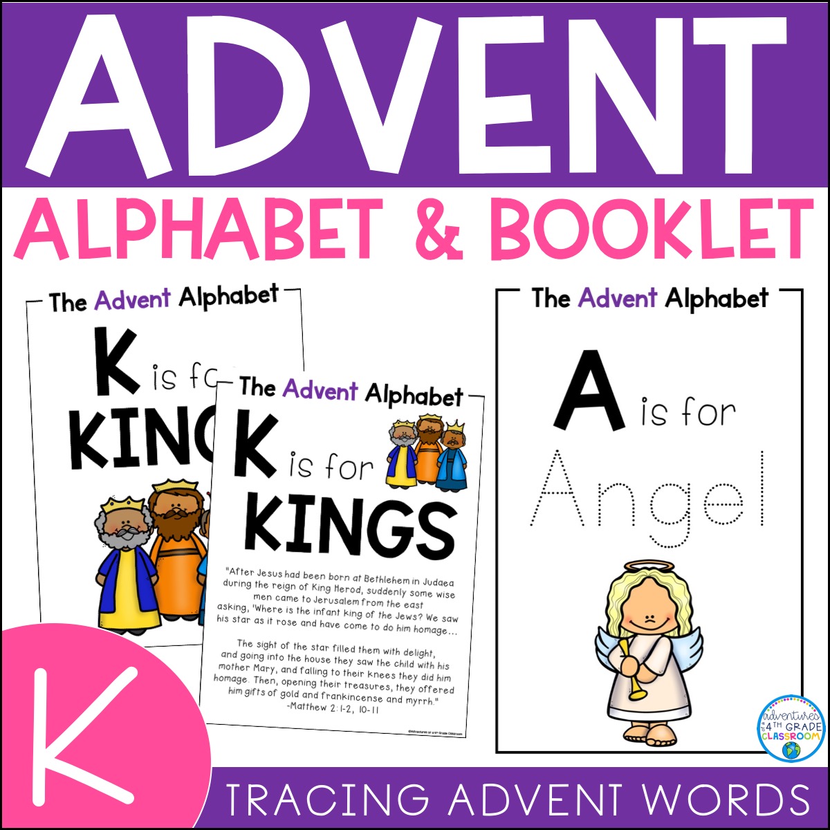 Advent Alphabet & Activity Booklet | Early Childhood - Adventures of a ...